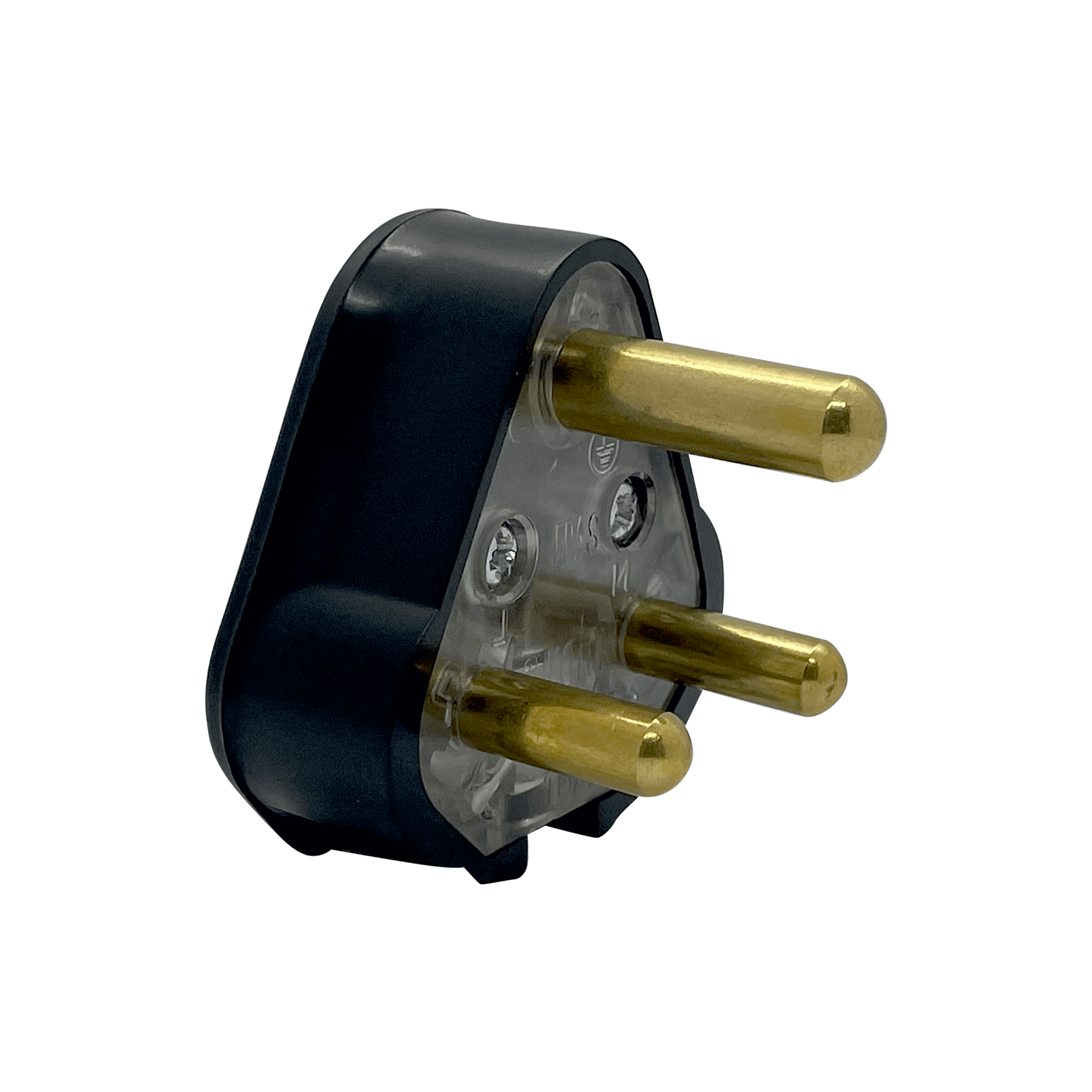 Basic 16 Amp Heavy-Duty Black Rubber Cover 3-prong Plug