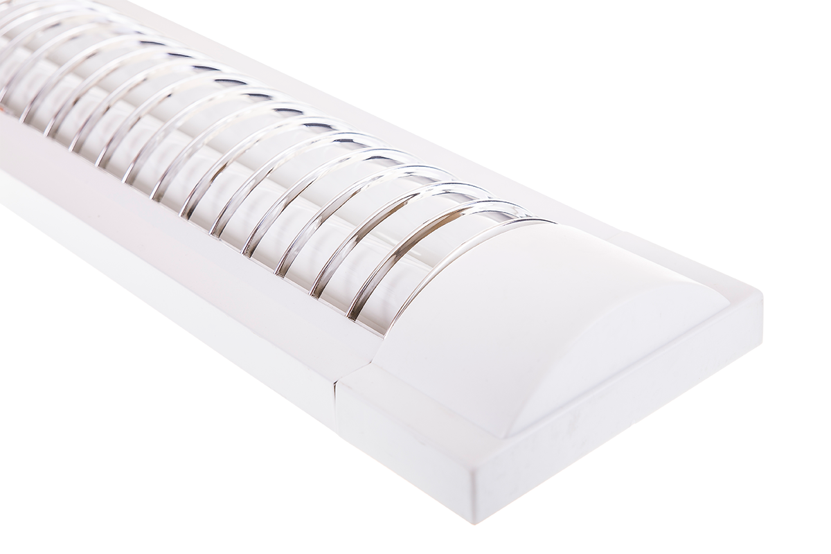 2FT Chrome Grid Linear LED Light for Compact Modern Lighting