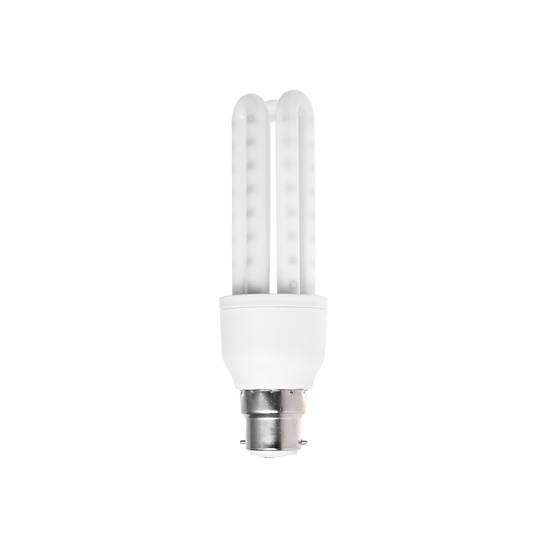 3U 7W BC (B22) Warm White LED Globe | Energy-Saving U-Shape | Zebbies
