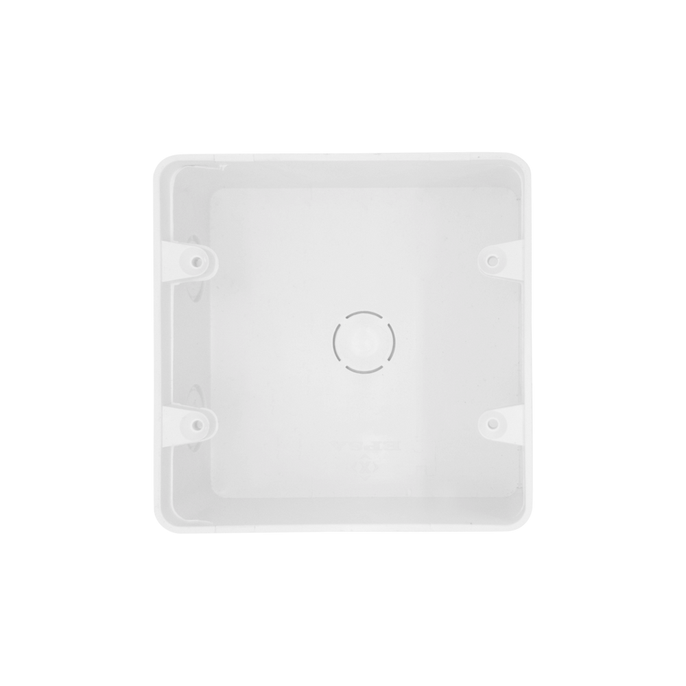 4x4 PVC Flush Wall Box | Square Electrical Mounting Box | Zebbies