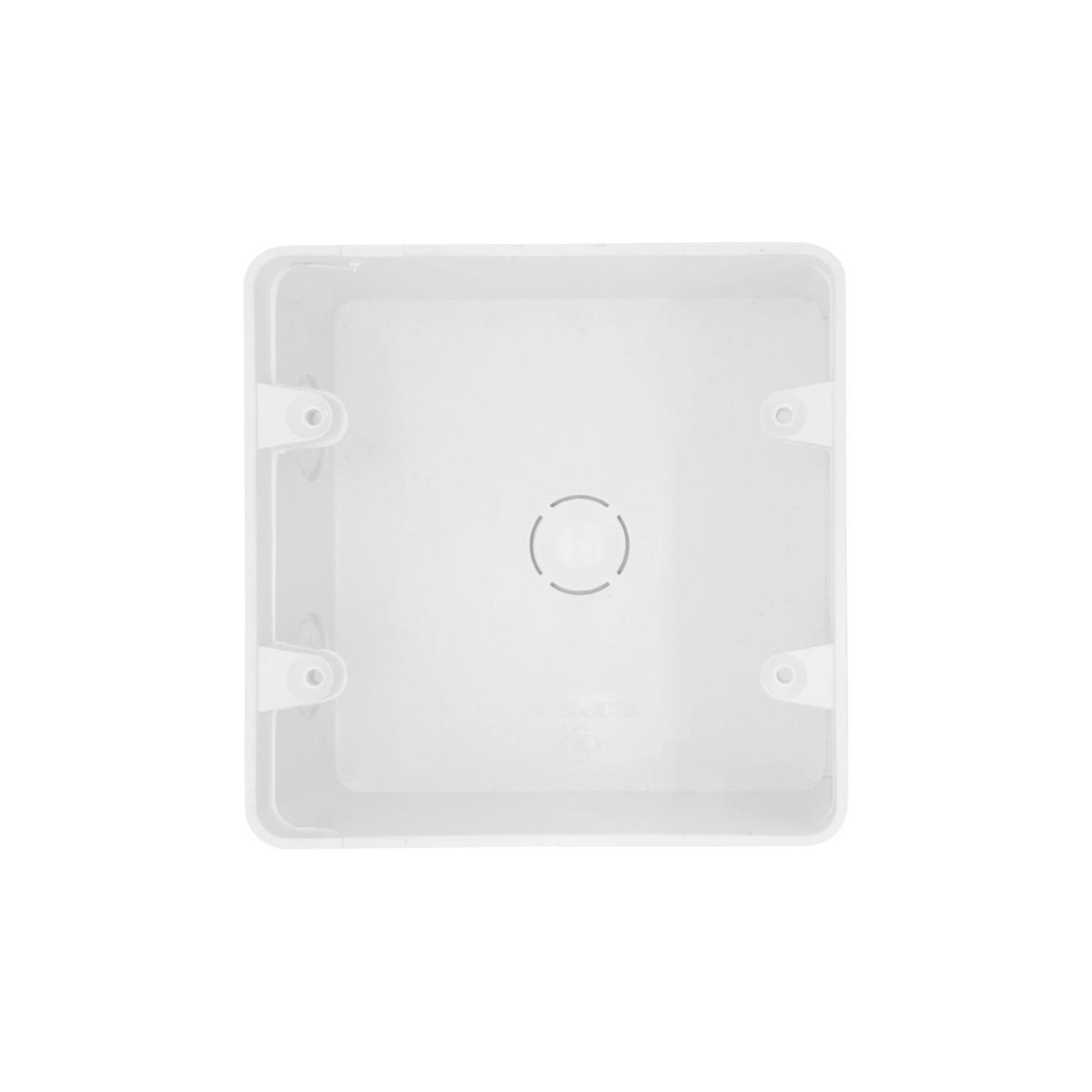 Durable 4x4 Flush PVC Wall Box for Electricians Installation