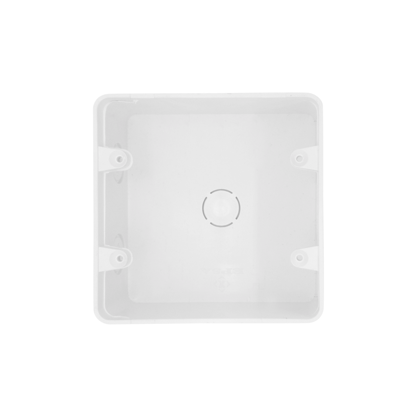 Durable 4x4 Flush PVC Wall Box for Electricians Installation