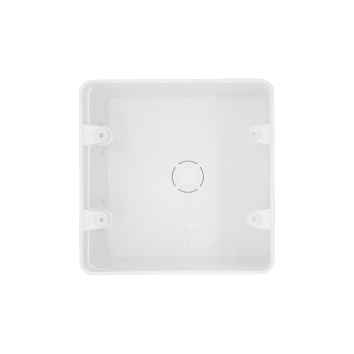 4x4 PVC Flush Wall Box | Square Electrical Mounting Box | Zebbies