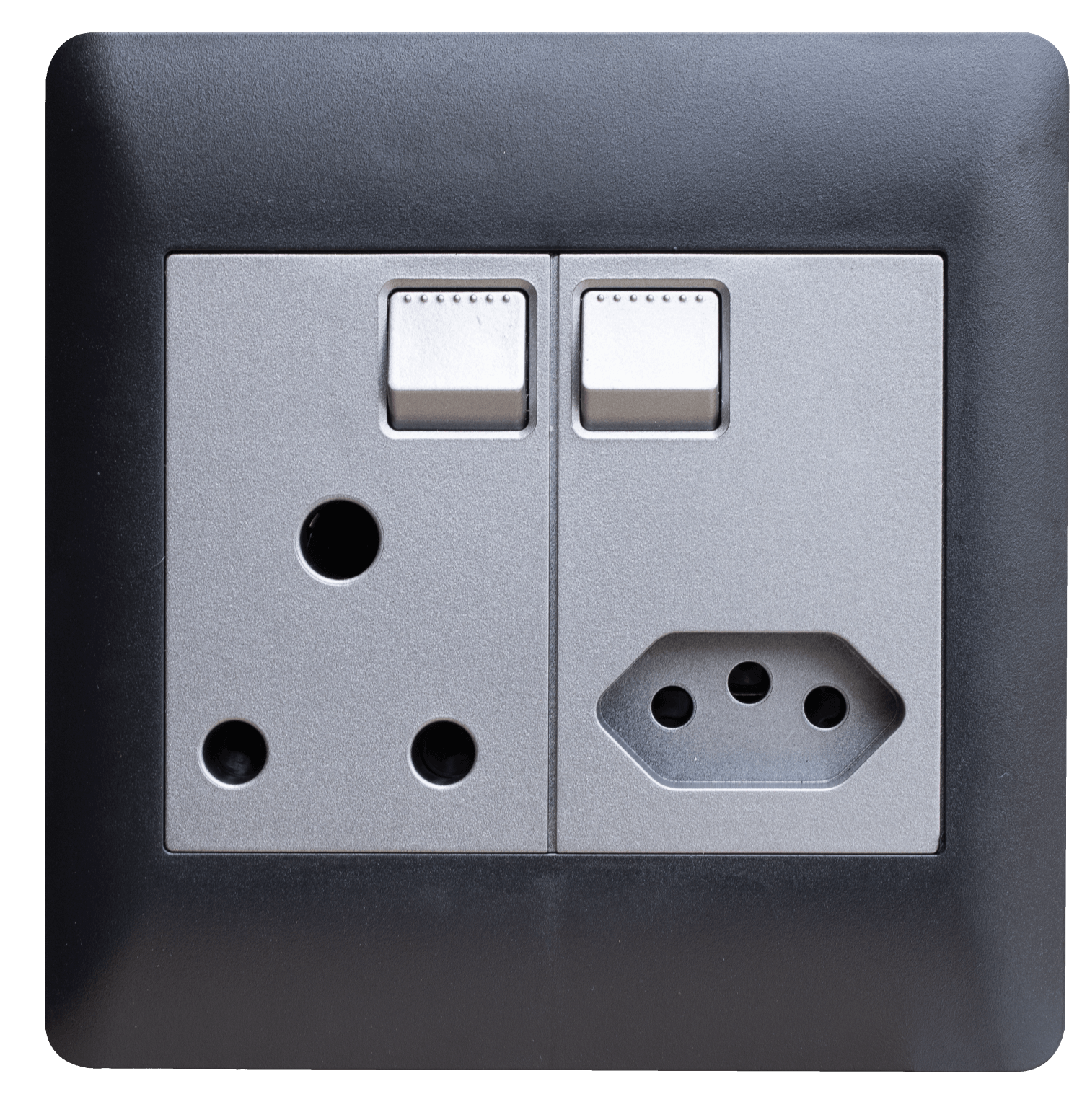 Titanium Black Apollo 4x4 Single Plug & Euro Socket | Zebbies