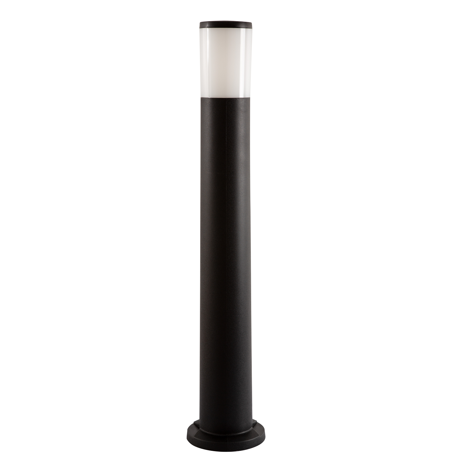 Amelia Black Resin LED Bollard Light for Path Lighting