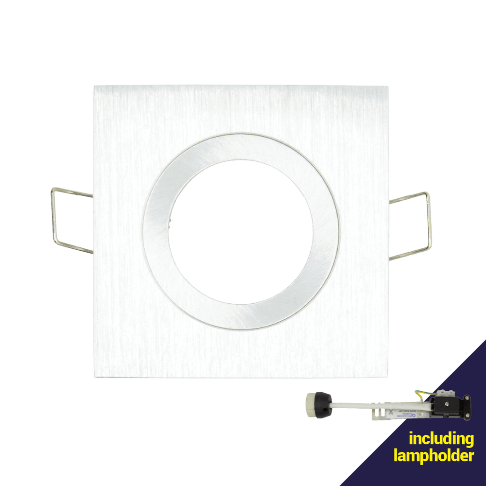 CNC Square Fixed 220V Downlight - 60mm Cut-Out | Zebbies Lighting