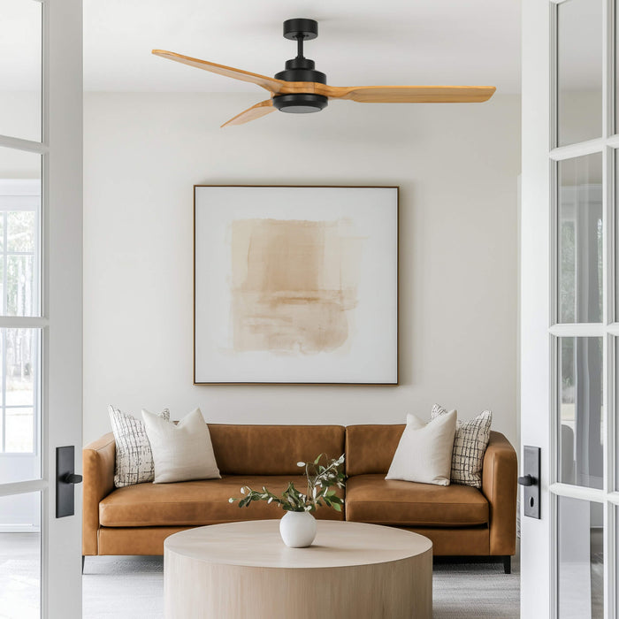 Cardinal Black 80W Ceiling Fan with Remote Control