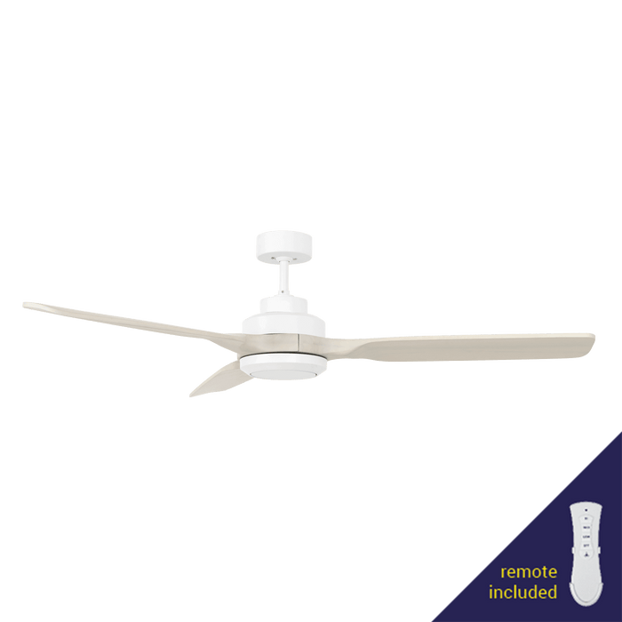 Cardinal White 80W Ceiling Fan with Remote Control