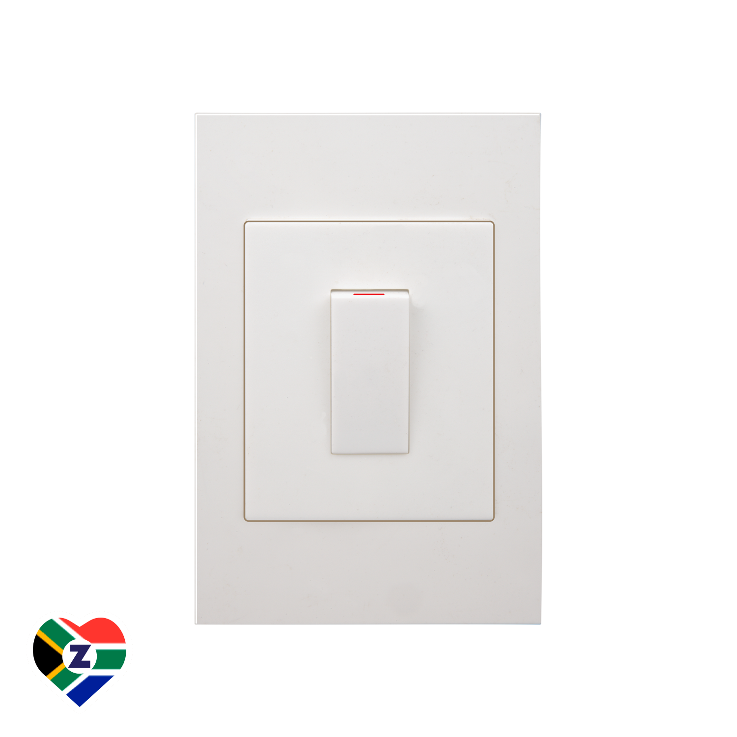 Single Lever Dena Q 4x2 White Light Switch for Light Control