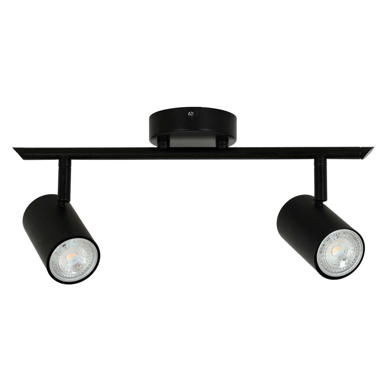 Harper Dual Light Black Spot Light for Focused Illumination