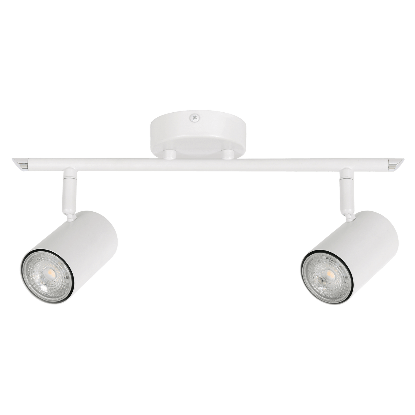 Harper White 2 Light Adjustable Ceiling Spot Light Bar | Zebbies
