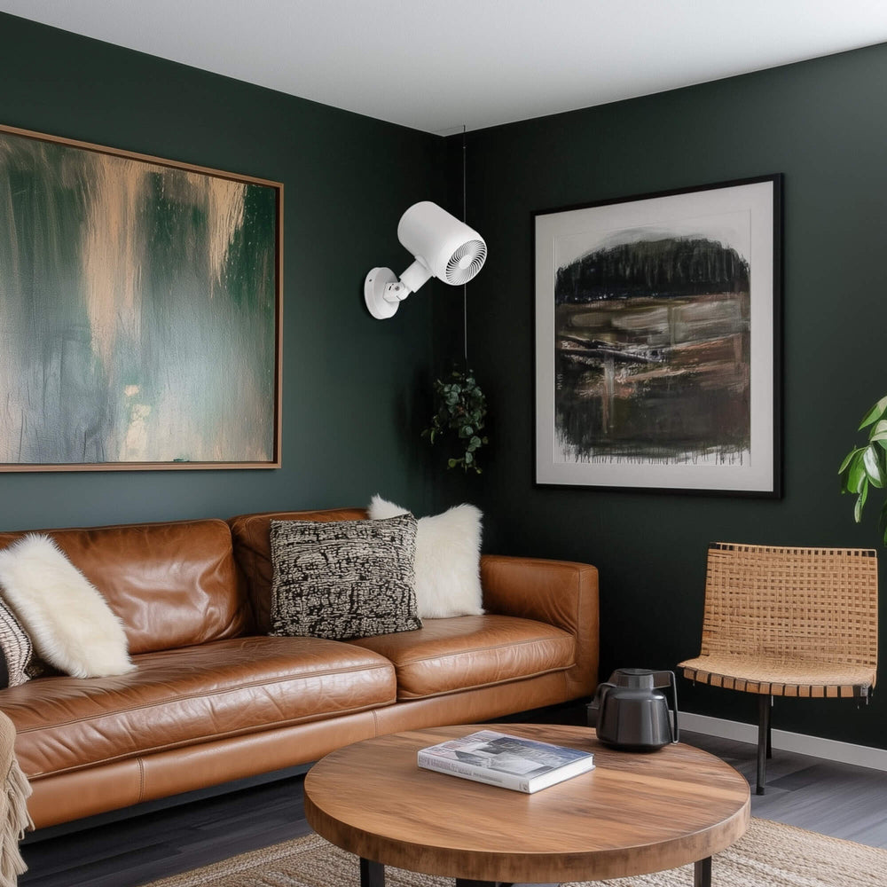 Jet White 25W DC Wall Fan with Remote Control | Energy Efficient | Zebbies