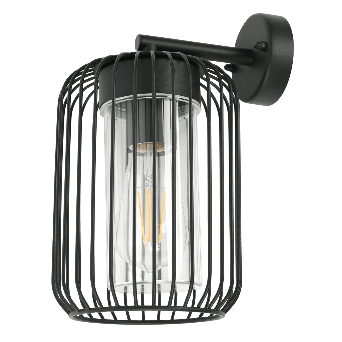 Koda Black Outdoor Wall Light | Modern Stainless Steel Sconce | Zebbies