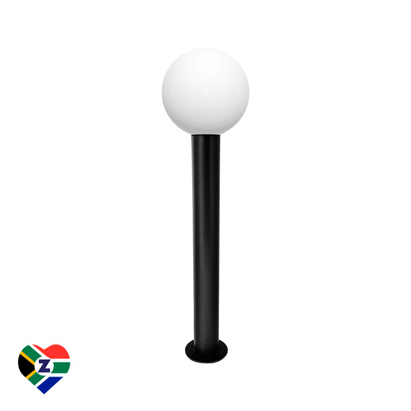 Lolli Matte Black Outdoor Bollard | Coastal Fibre Glass Light | Zebbies