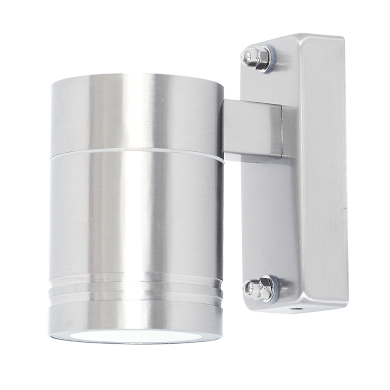 Luma Stainless Steel Down Facing Outdoor Wall Light | Modern GU10 ...