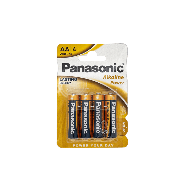 4-Pack AA Battery Panasonic Alkaline Multi-Pack at Zebbies