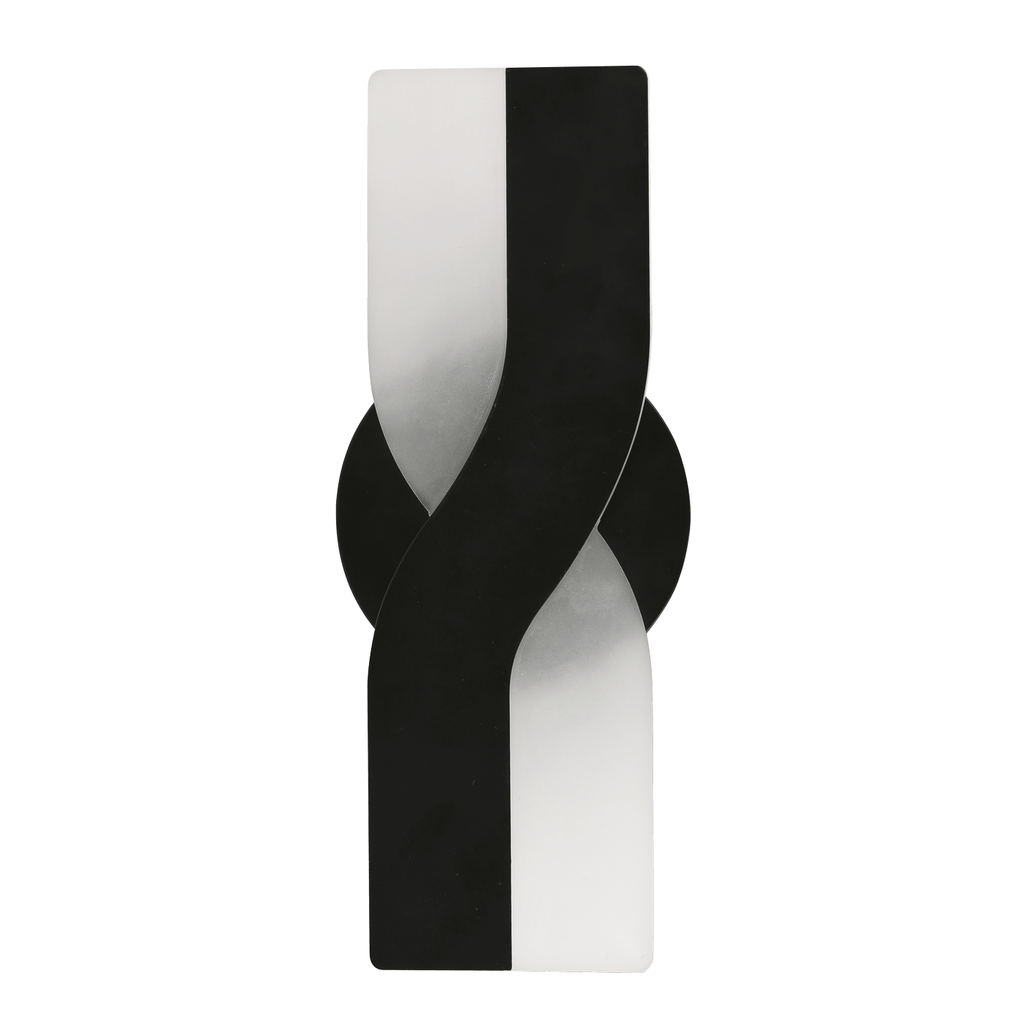 Silas 9W Matte Black CCT LED Wall Light | Modern Color-Changing Sconce