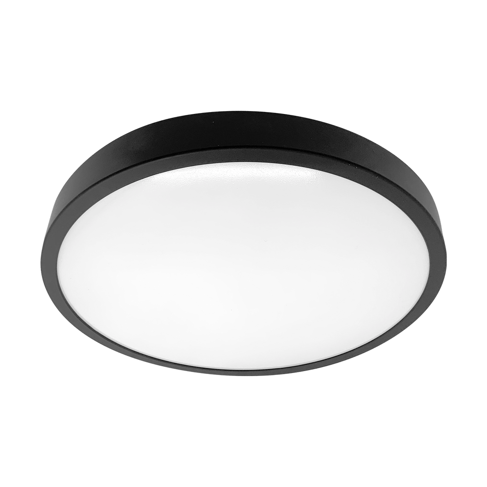 Trinity 18W Integrated LED Ceiling Light with Black Rim