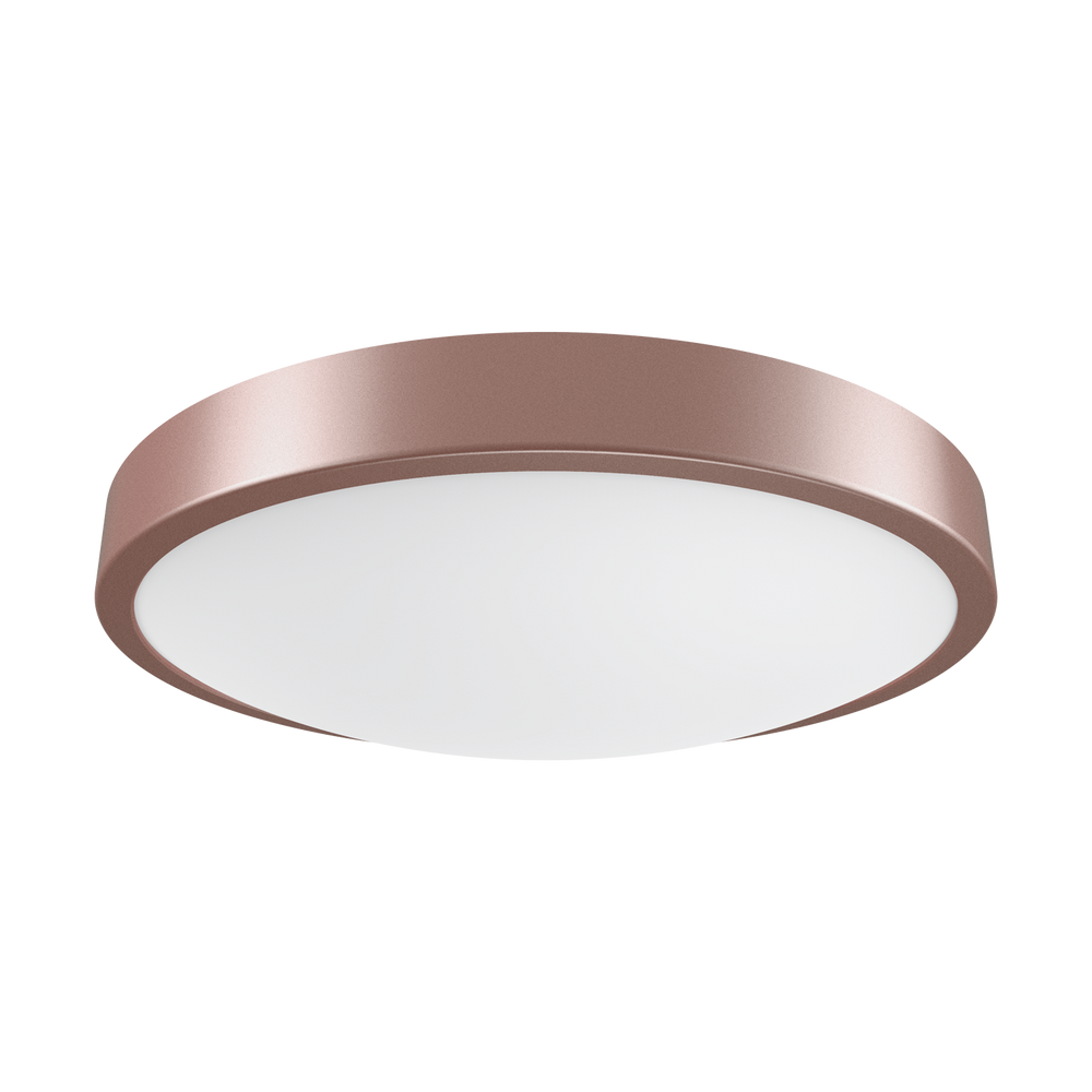 Trinity 24W LED Ceiling Light with Rose Gold Accent