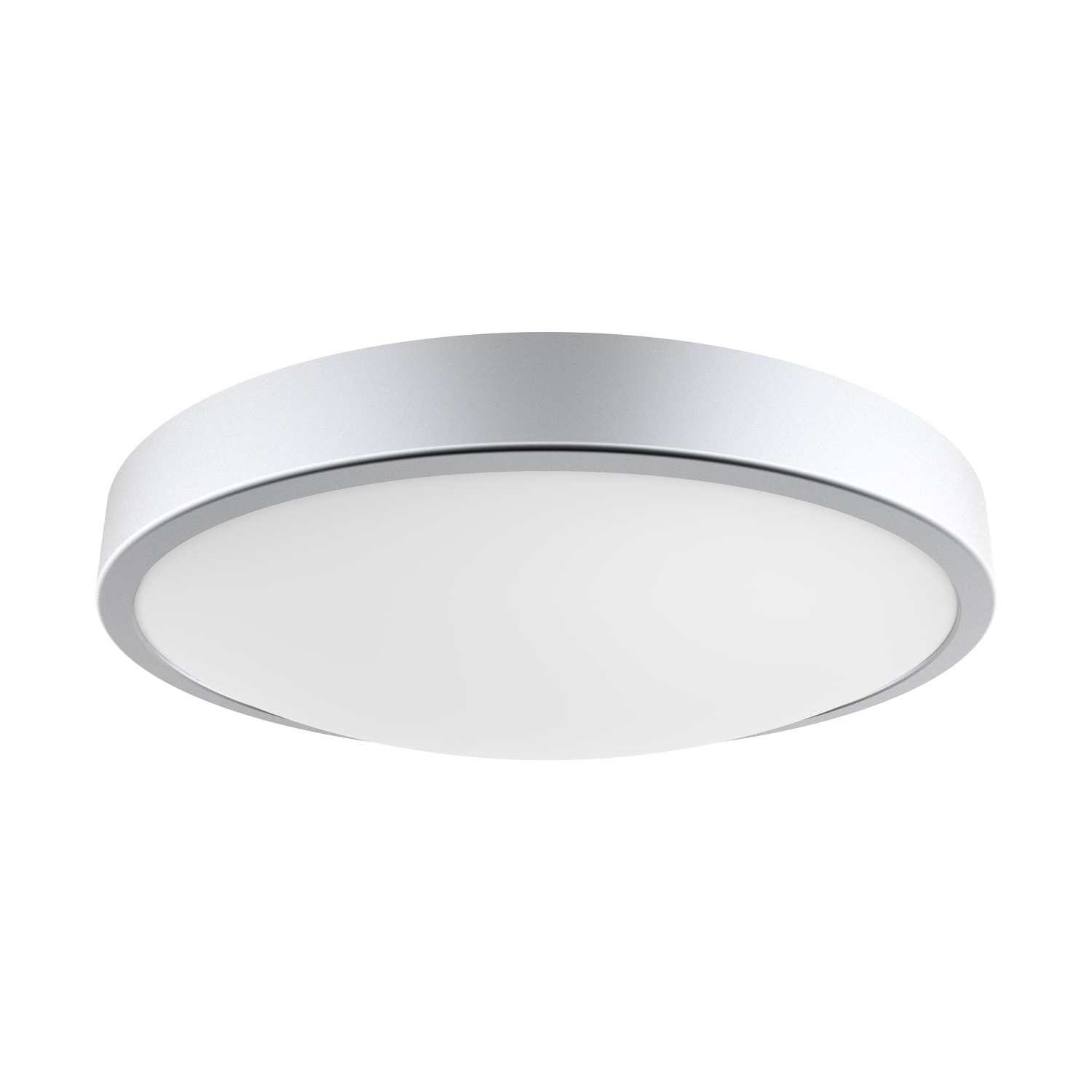 Trinity 18W Integrated LED Ceiling Light with Silver Rim