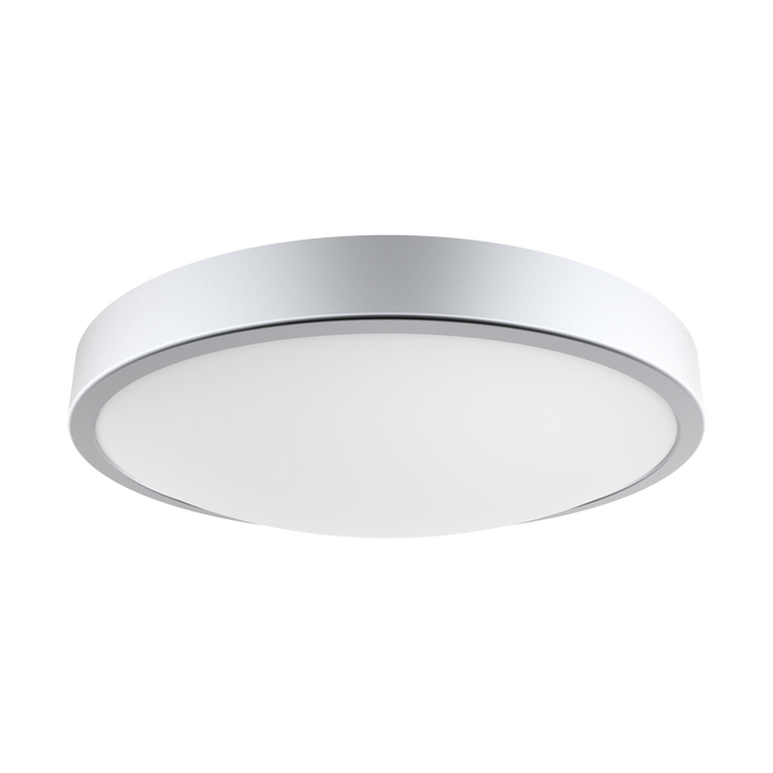 Trinity 18W Integrated LED Ceiling Light with Silver Rim