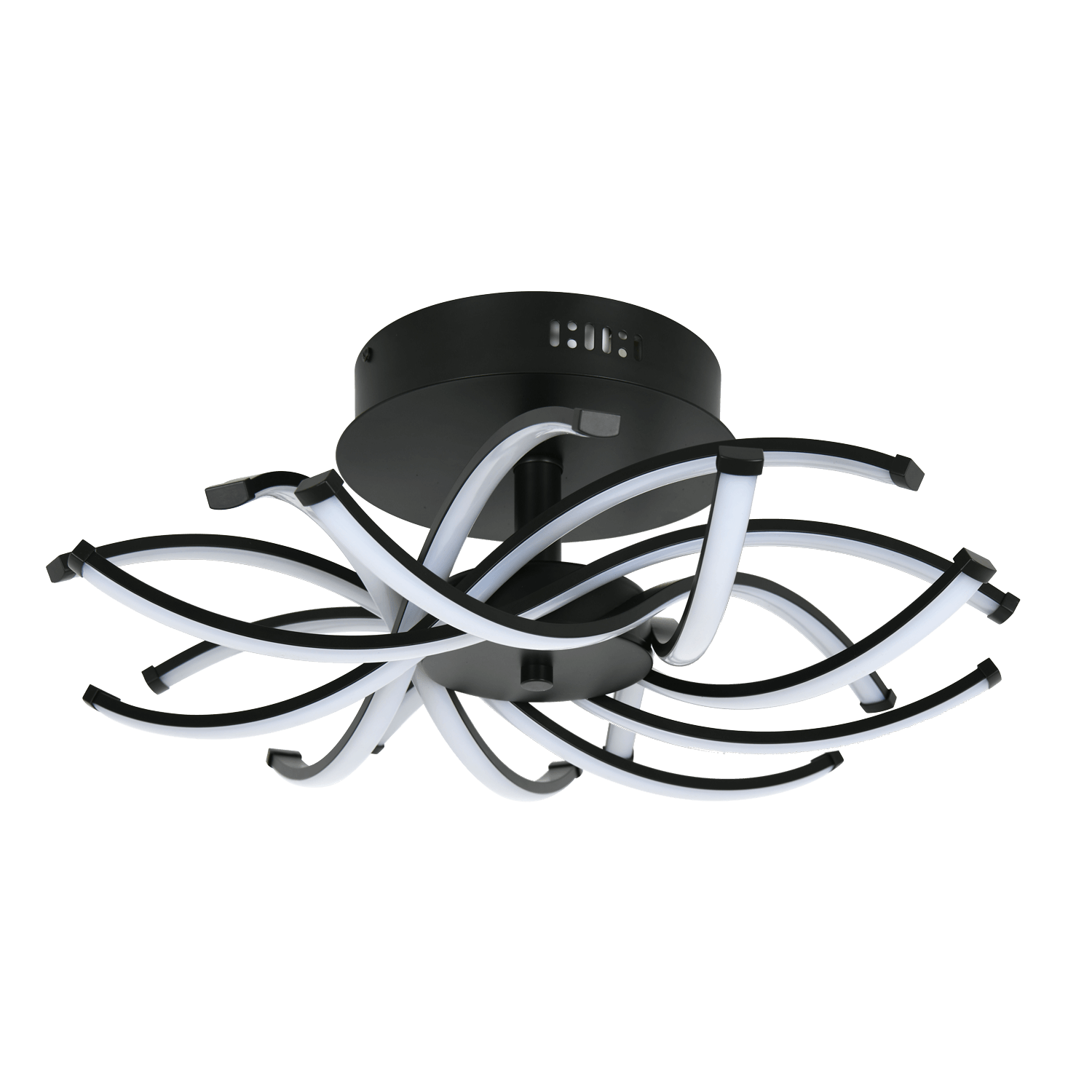 Willow Black 80W LED Ceiling Light | 4000K Cool White 3600lm