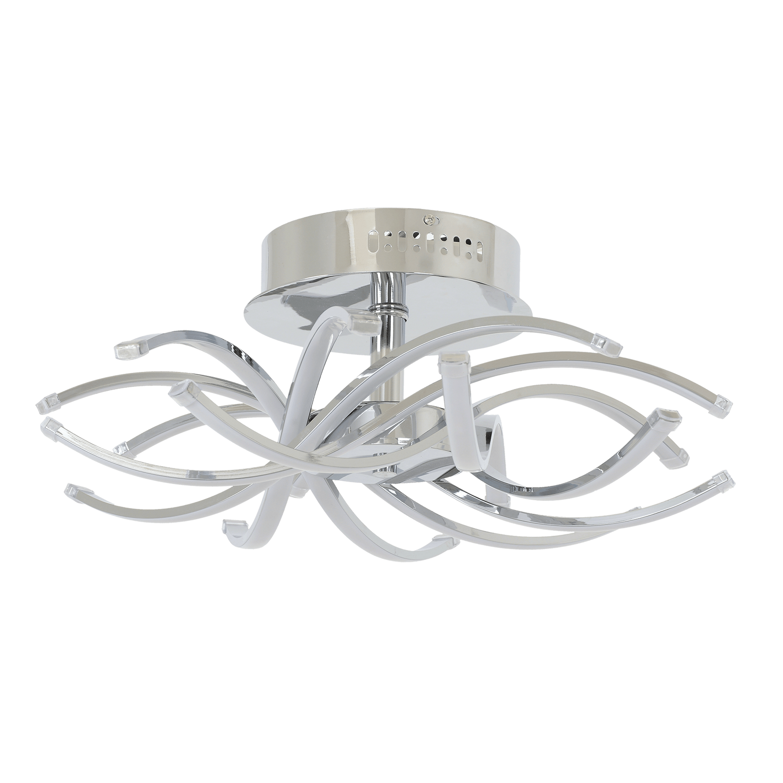 Willow 80W Satin Nickel LED Ceiling Light - Modern Lighting