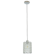Lia Chrome Pendant Light | Modern Slim Profile | SKU 3444 | Zebbies